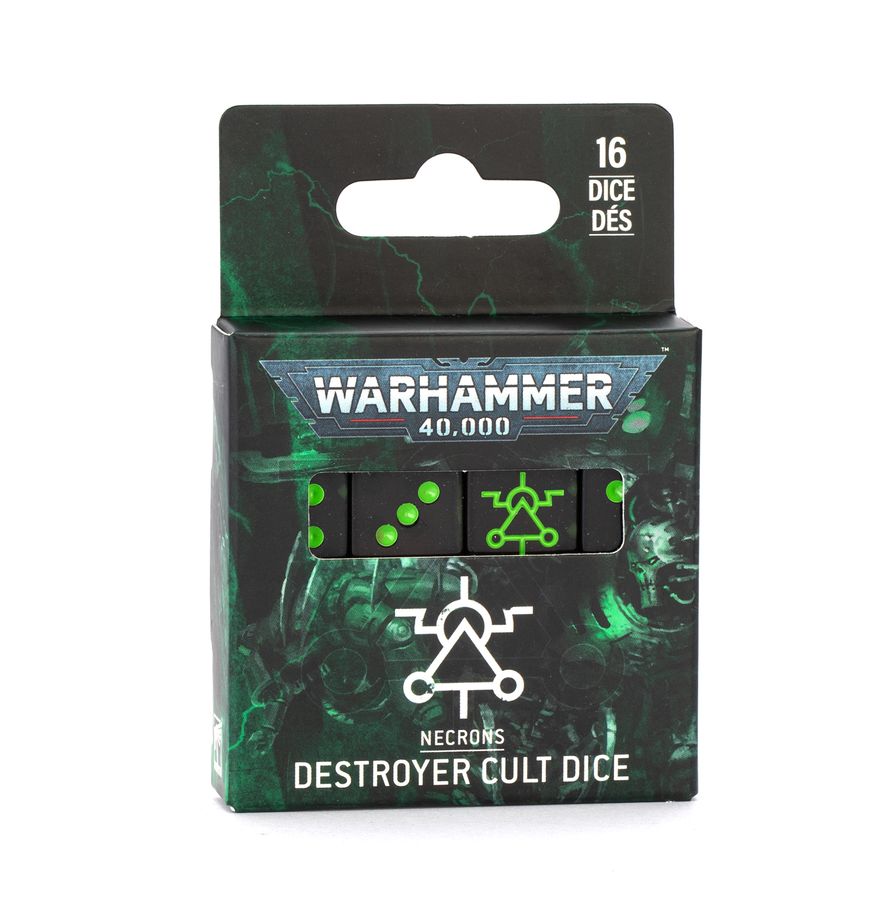 Necrons Destroyer Cult Dice (49-47) (Necrons-Destruktorkult-Würfel ...