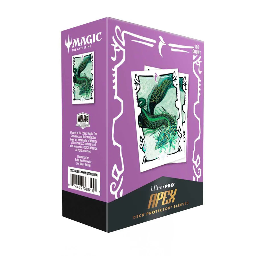 Tarkir Dragonstorm Teval, Arbiter of Virtue 105ct APEX Deck Protector ...